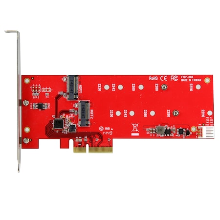 Startech.Com 2 Slot PCI Express M.2 SATA III Controller - NGFF Card PEX2M2 | Zoro